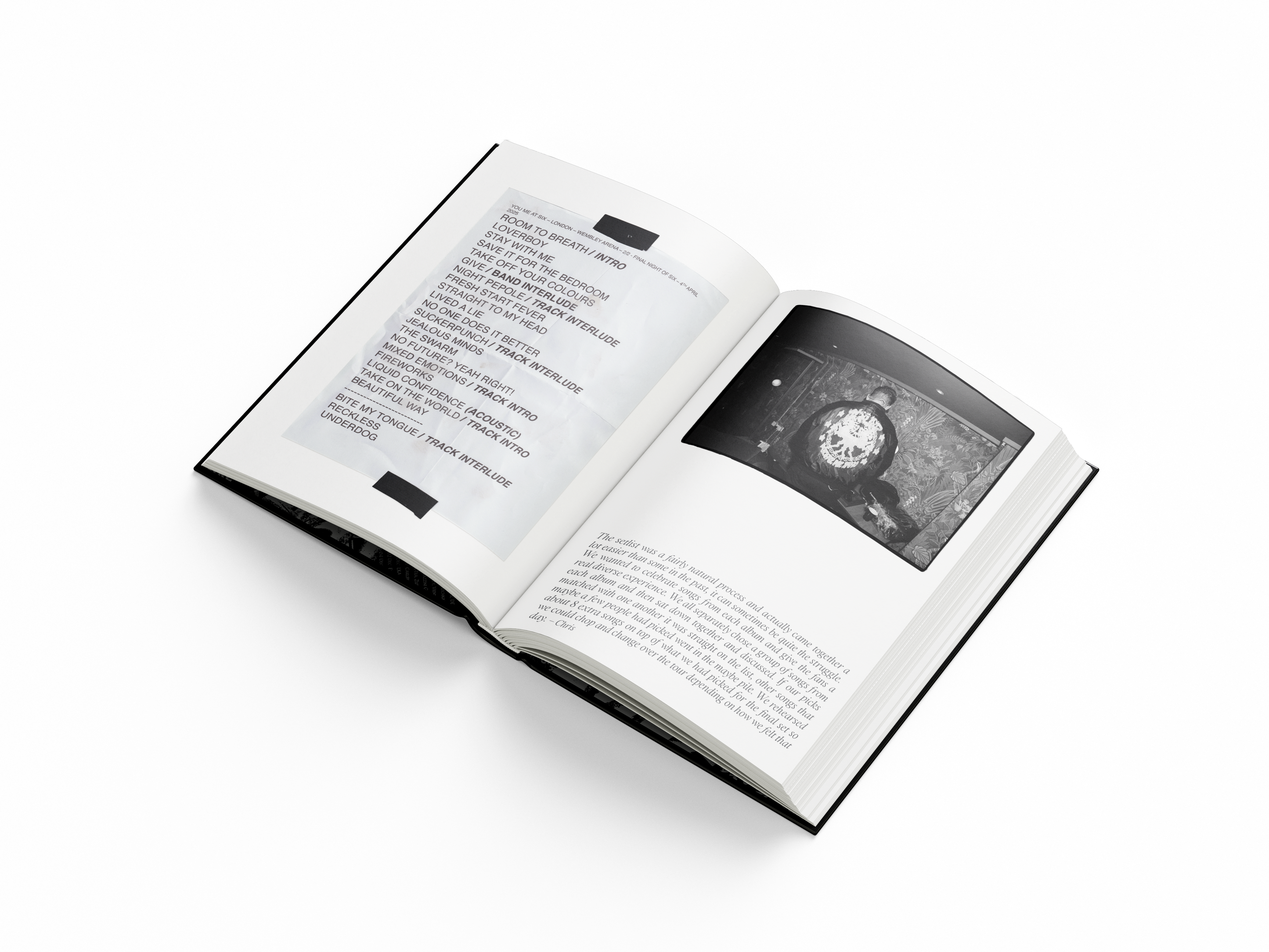 The Final Nights Of Six: Official Tour Book | You Me At Six | Official ...